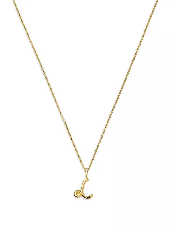 MISSOMA Mini Initial L Pendant Necklace - Gold