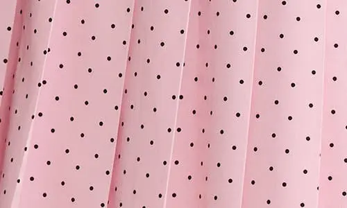 KASPER Pleated Polka Dot Skirt