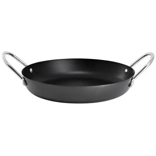 OSTER Smithfire 11 Inch Nonstick Carbon Steel Paella Pan - Grey