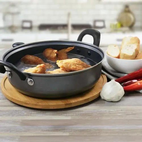 GIBSON EVERYDAY Everyday 12 Inch Highberry Nonstick All Purpose Pan With Lid