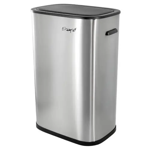 ELAMA 14.5 Gallon Automatic Sensor Hands Free Trash Can
