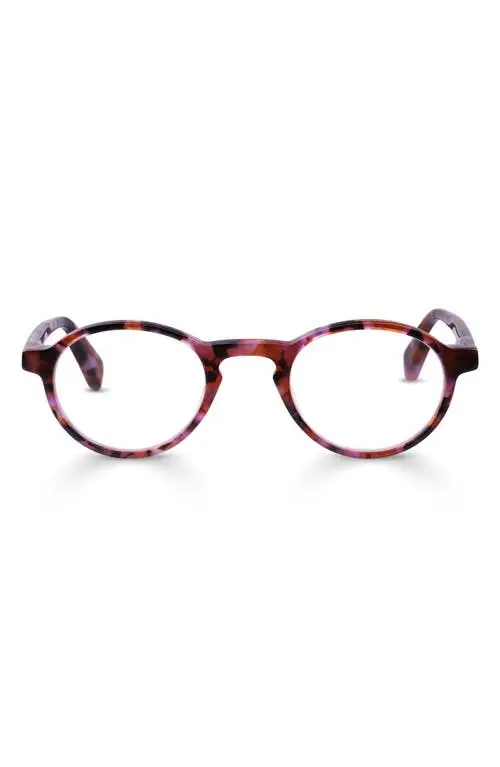 Eyebobs Board Stiff Round Eyeglasses - Mulberry Tortoise