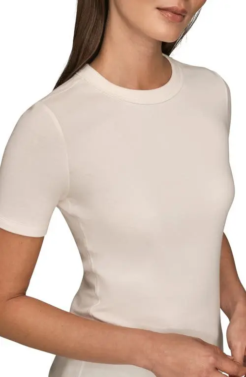 Donna Karan New York Crewneck Top - Cream