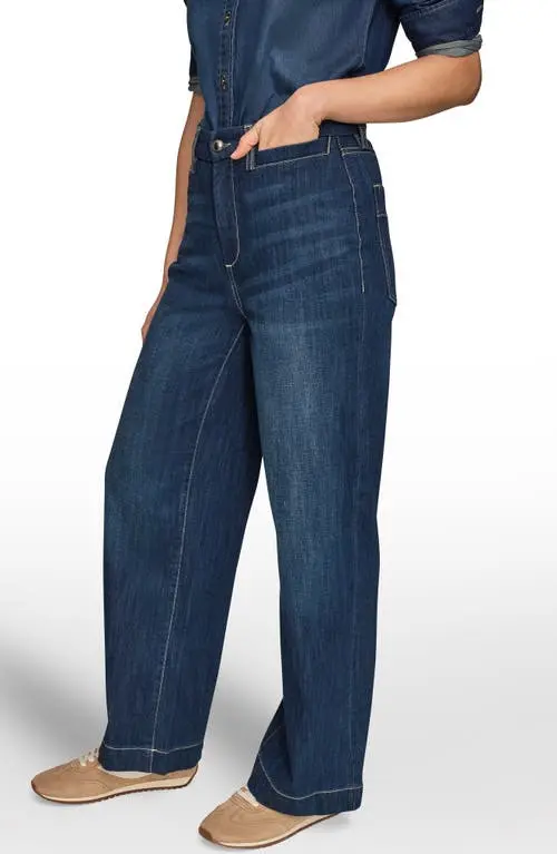 Donna Karan New York Donna High-waist Wide-leg Jeans