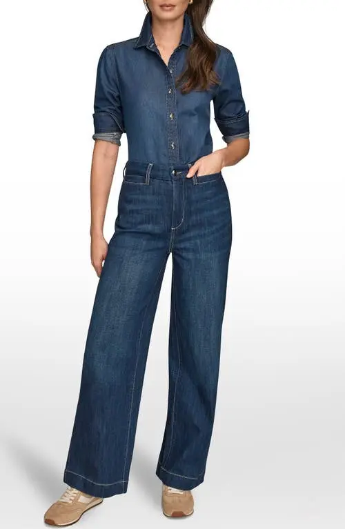 Donna Karan New York Donna High-waist Wide-leg Jeans