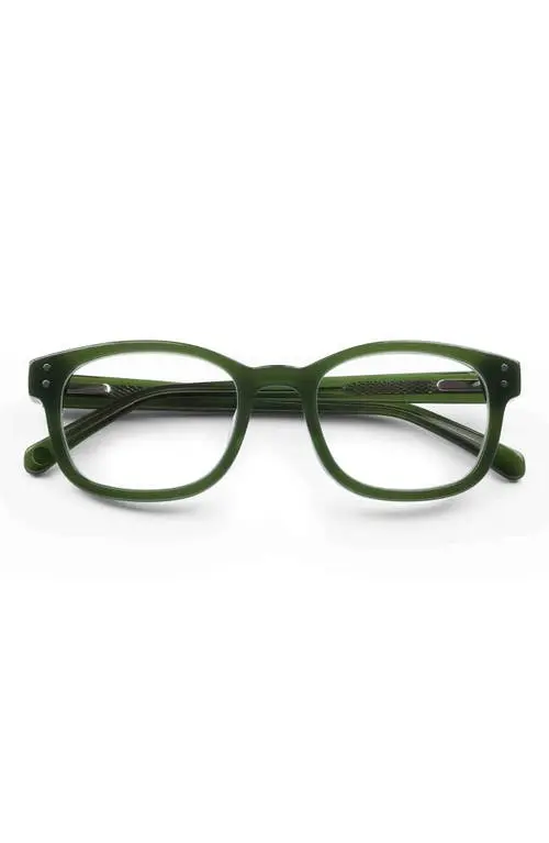 Eyebobs Biff Square Reading Glasses - Olive Green