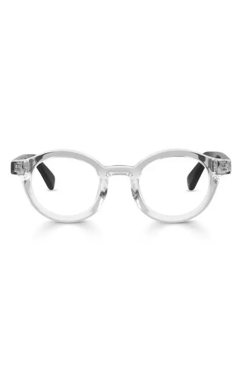 Eyebobs Tv Party 41mm Reading Glasses - Crystal Clear Front/black