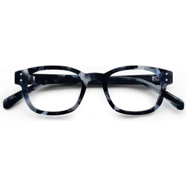 Eyebobs 51mm Square Reading Glasses - Blueberry Tortoise
