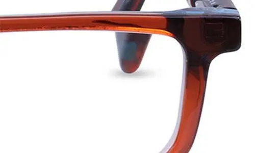 Eyebobs 48mm Rectangular Sunglasses - Burnt Orange/blue Crystal
