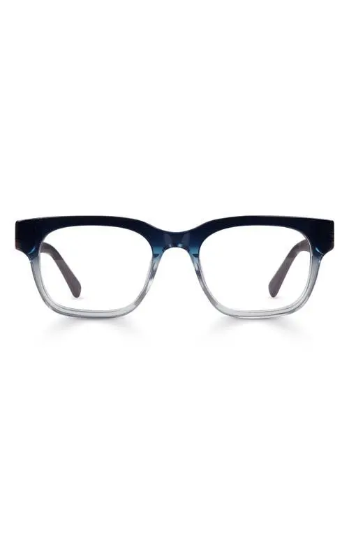 Eyebobs Numero Uno 49mm Rectangle Sun Readers - Midnight Blue/cloud Crystal
