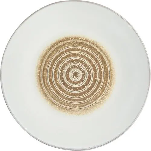 GIBSON ELITE Spiral Embossed 16 Piece Stoneware Dinnerware Set
