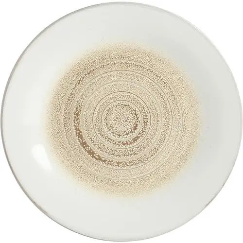 GIBSON ELITE Spiral Embossed 16 Piece Stoneware Dinnerware Set