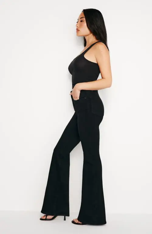 Good American Never Fades Good Flare Jeans