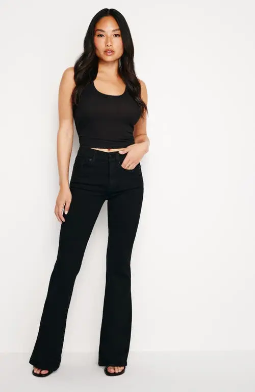 Good American Never Fades Good Flare Jeans