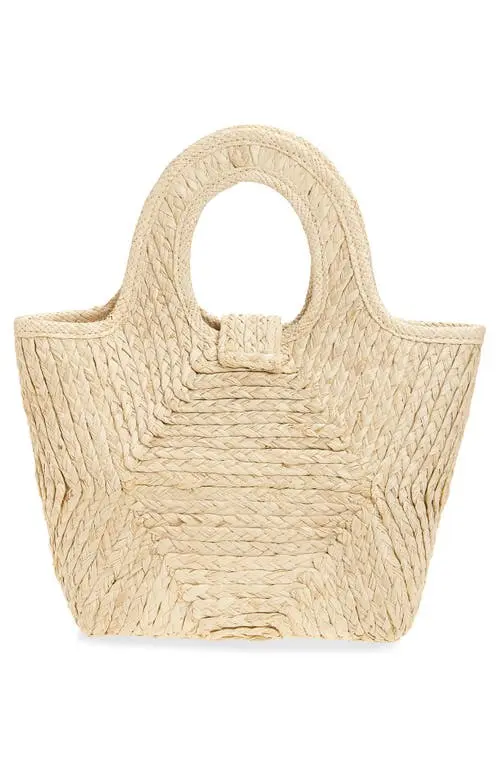 Pamela Munson The Petite Lulu Raffia Shoulder Bag