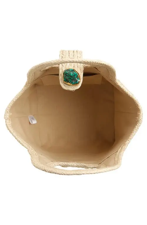 Pamela Munson The Petite Lulu Raffia Shoulder Bag