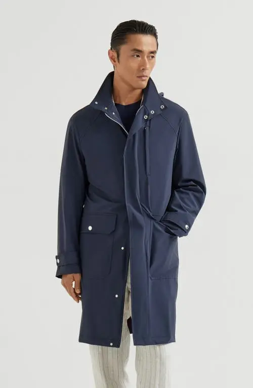 Brunello Cucinelli Unlined Parka - Navy Blue