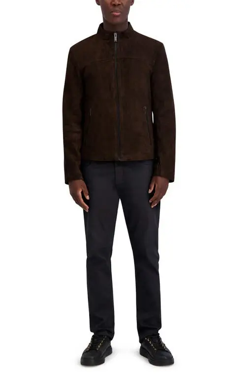 Karl Lagerfeld Suede Zip Jacket