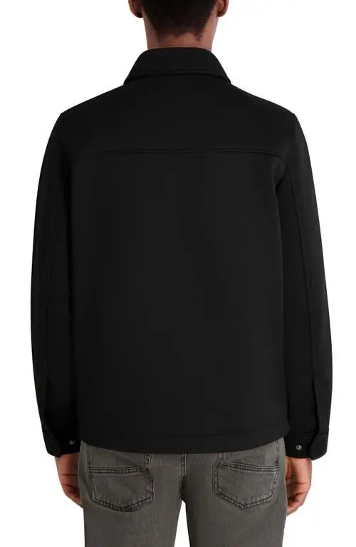 Karl Lagerfeld Twill Shirt Jacket - Black
