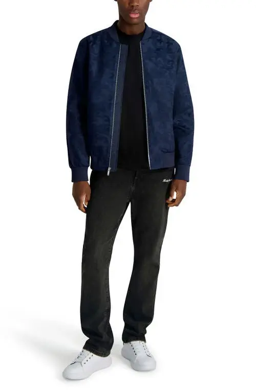 Karl Lagerfeld Camo Print Bomber Jacket
