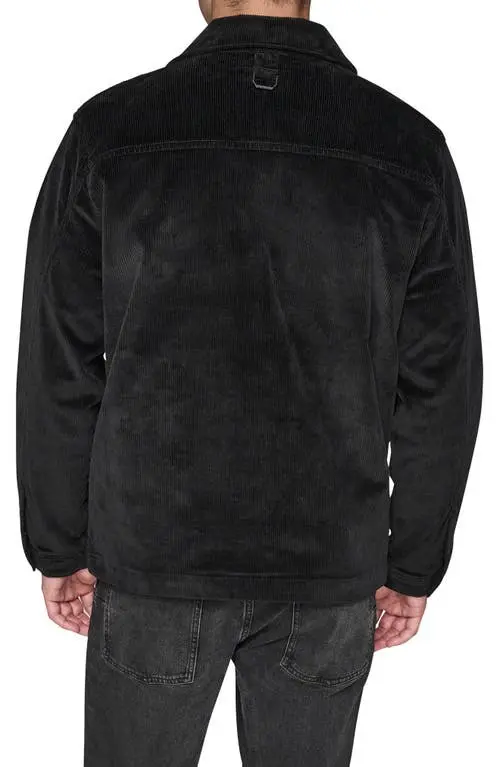 Karl Lagerfeld Corduroy Shirt Jacket - Black