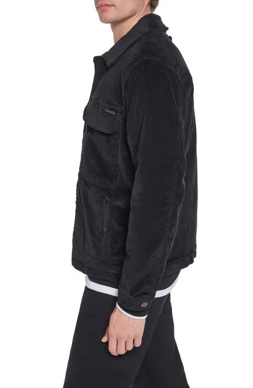 Karl Lagerfeld Paris Corduroy Shirt Jacket