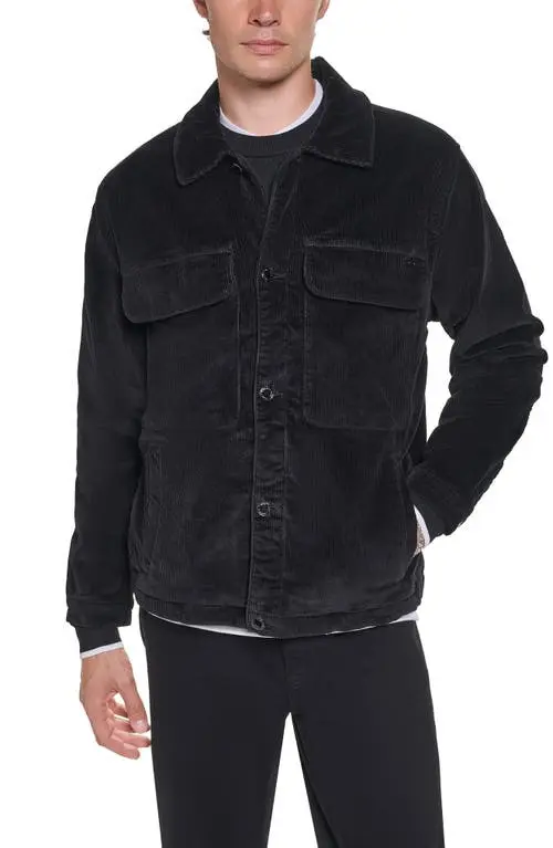 Karl Lagerfeld Paris Corduroy Shirt Jacket