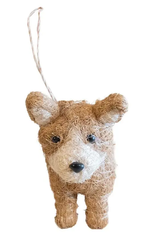 LIKHA Corgi Handwoven Ornament