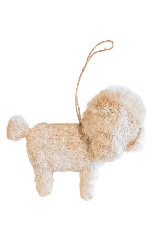 LIKHA Poodle Handwoven Ornament