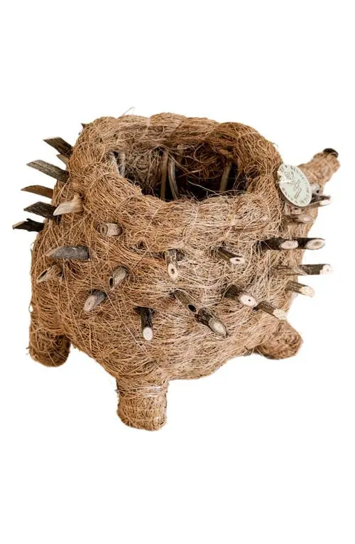 LIKHA Baby Hedgehog Handwoven Planter