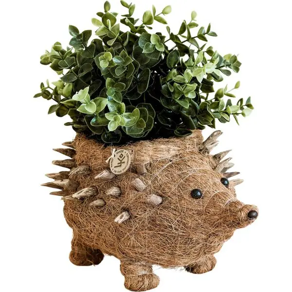 LIKHA Hedgehog Handwoven Planter - Brown