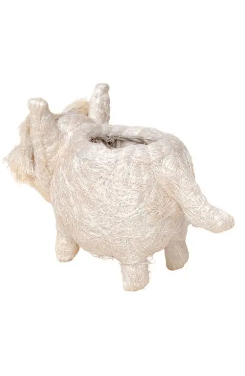 LIKHA Baby Westie Handwoven Planter