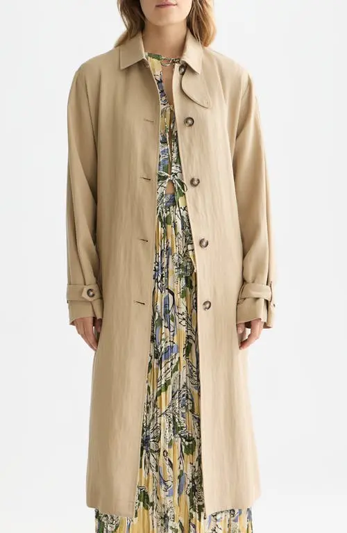 Scotch & Soda Flowy Trench Coat