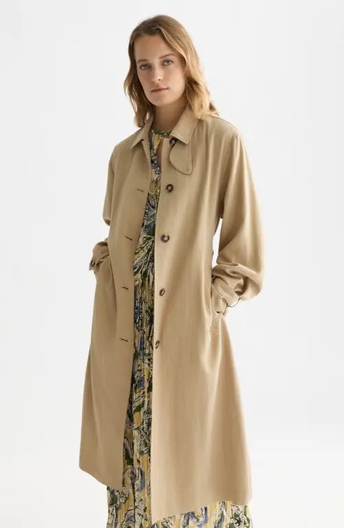Scotch & Soda Flowy Trench Coat