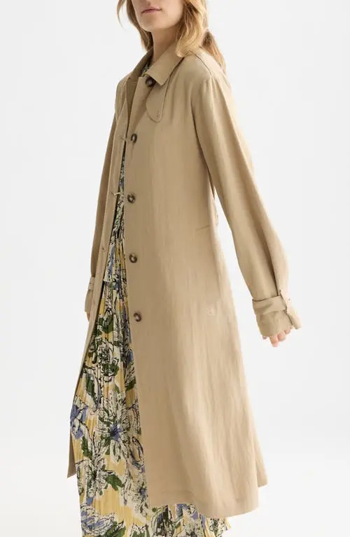 Scotch & Soda Flowy Trench Coat