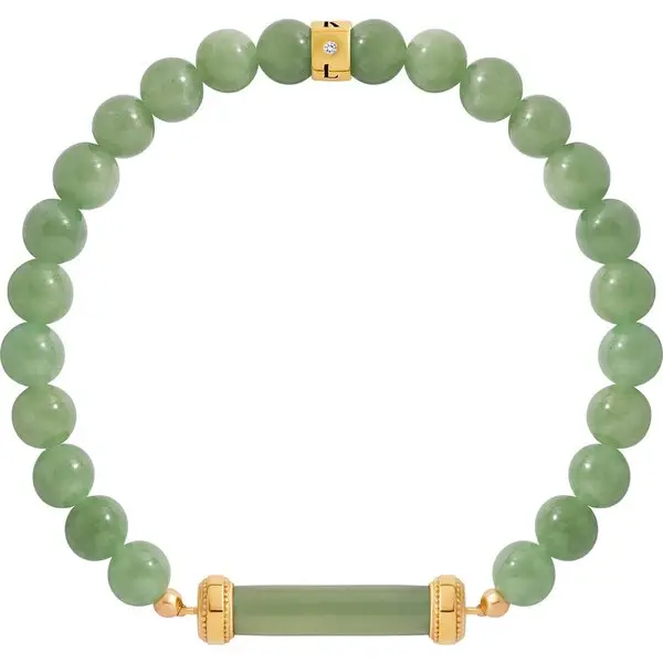 KARMA AND LUCK Eternal Dawn Jade Serenity Bracelet - Pastel Green