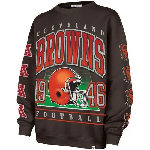 '47 Cleveland Browns Oversized Pullover Sweatshirt
