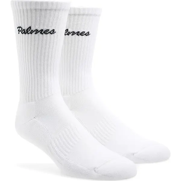 PALMES 2-pack Logo Crew Socks - White