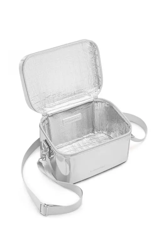 WELLINSULATED Beauty Case With Detachable Strap - Silver