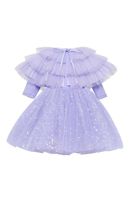 MINI CELEBRITIES Shiny Tulle Dress Set