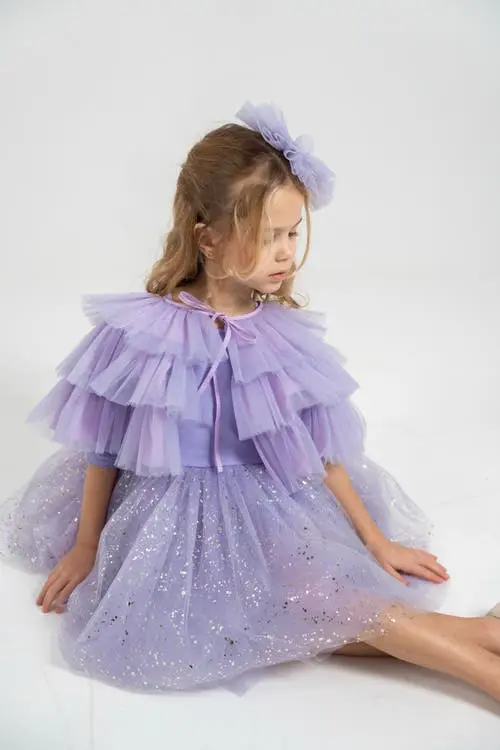 MINI CELEBRITIES Shiny Tulle Dress Set