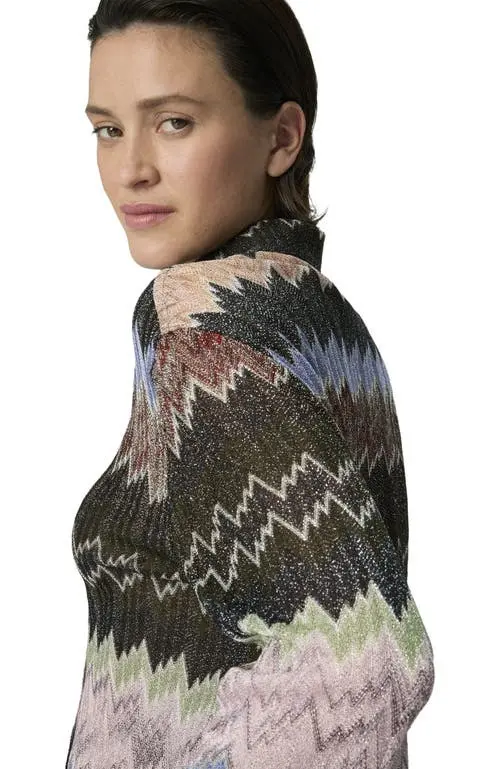 Missoni Viscose Lamé Snake Motif Shirt