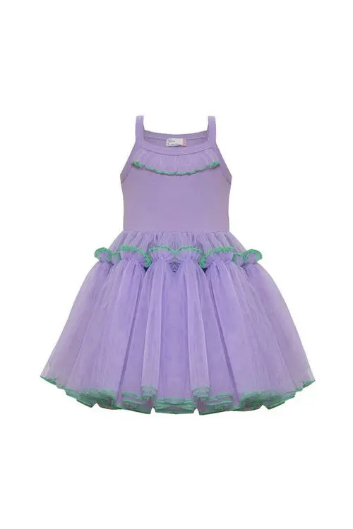 MINI CELEBRITIES Aster Strappy Tulle Dress