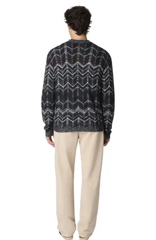 Missoni Cotton Chevron Cardigan - Blue