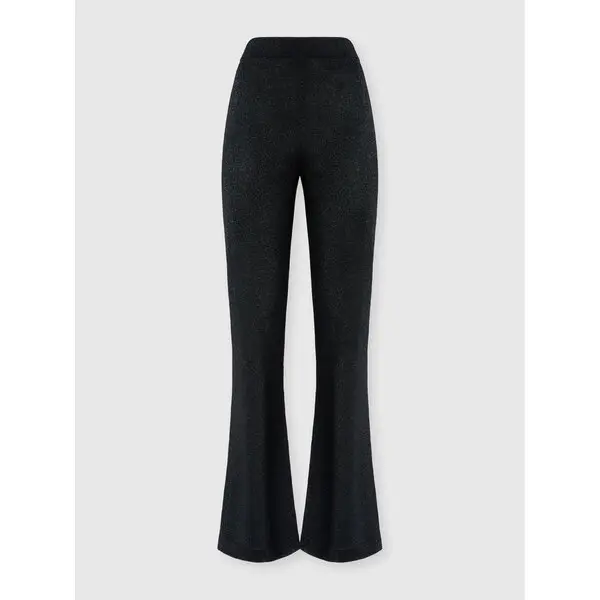 Missoni Lamé Fabric Flare Trousers - Black