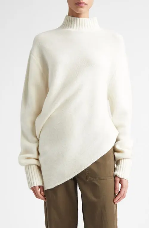 A.L.C. Naomi Asymmetric Mock Neck Sweater