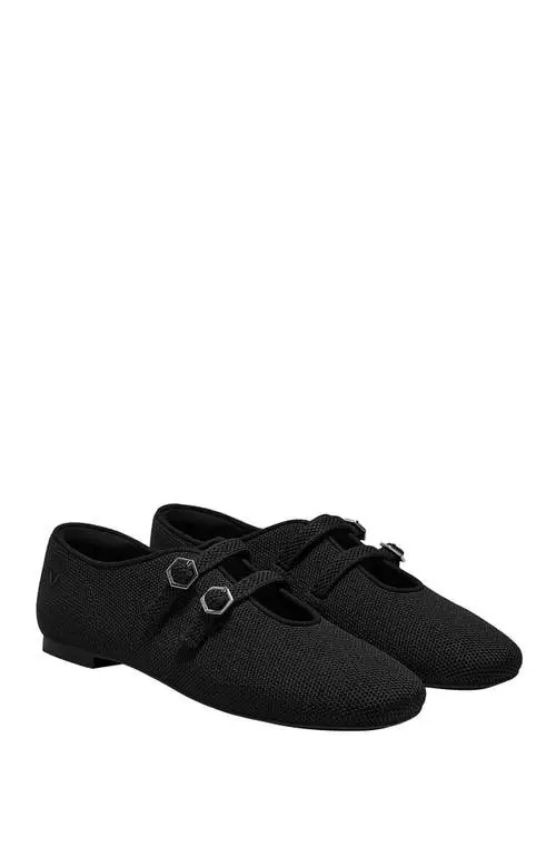 Vivaia Twin-strap Round Toe Flats