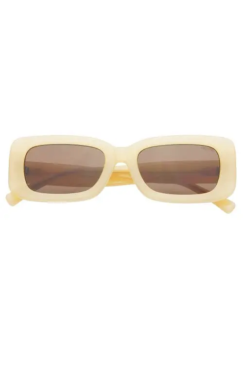 FREYRS EYEWEAR Noa Rectangle Sunglasses - Tan