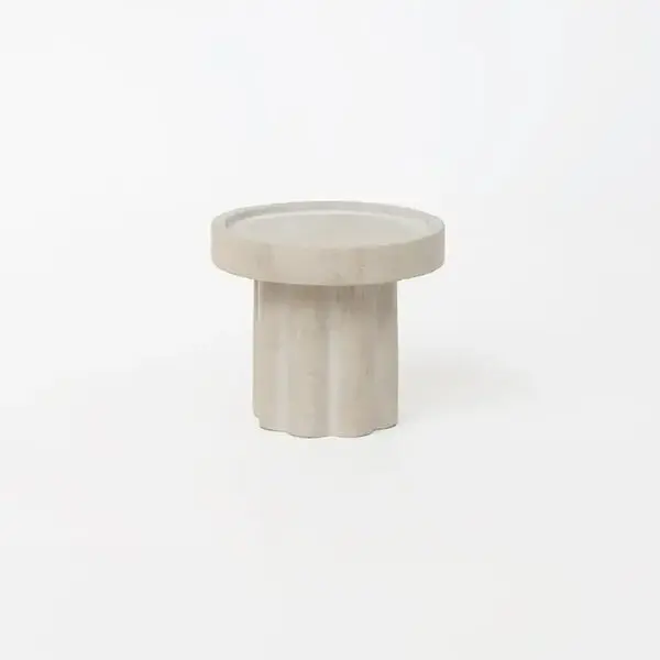 HOUSE OF REVELRY Stone Single Pillar Candle Holder - Natural