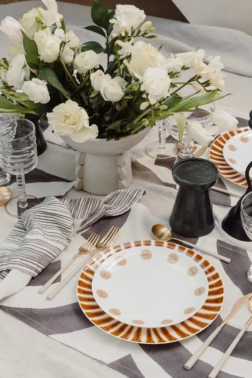 HOUSE OF REVELRY Sunset Strip Dinner Plate Set Of Four